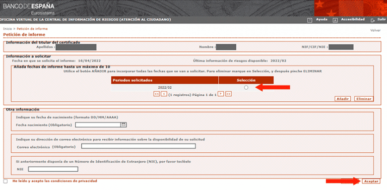 Qué es y cómo solicitar un informe CIRBE. Guía paso a paso